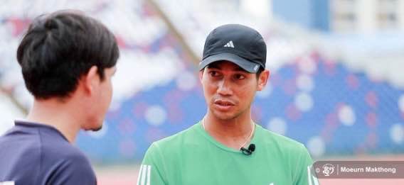 Le médaillé d'or cambodgien Chhun Bunthorn à Paris